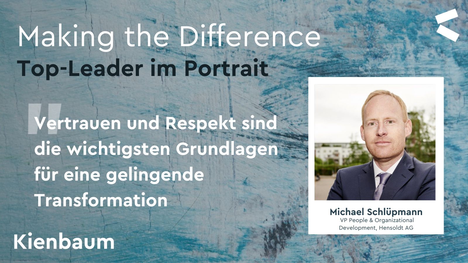 Michael Schlüpmann im Interview: Vertrauen & Respekt